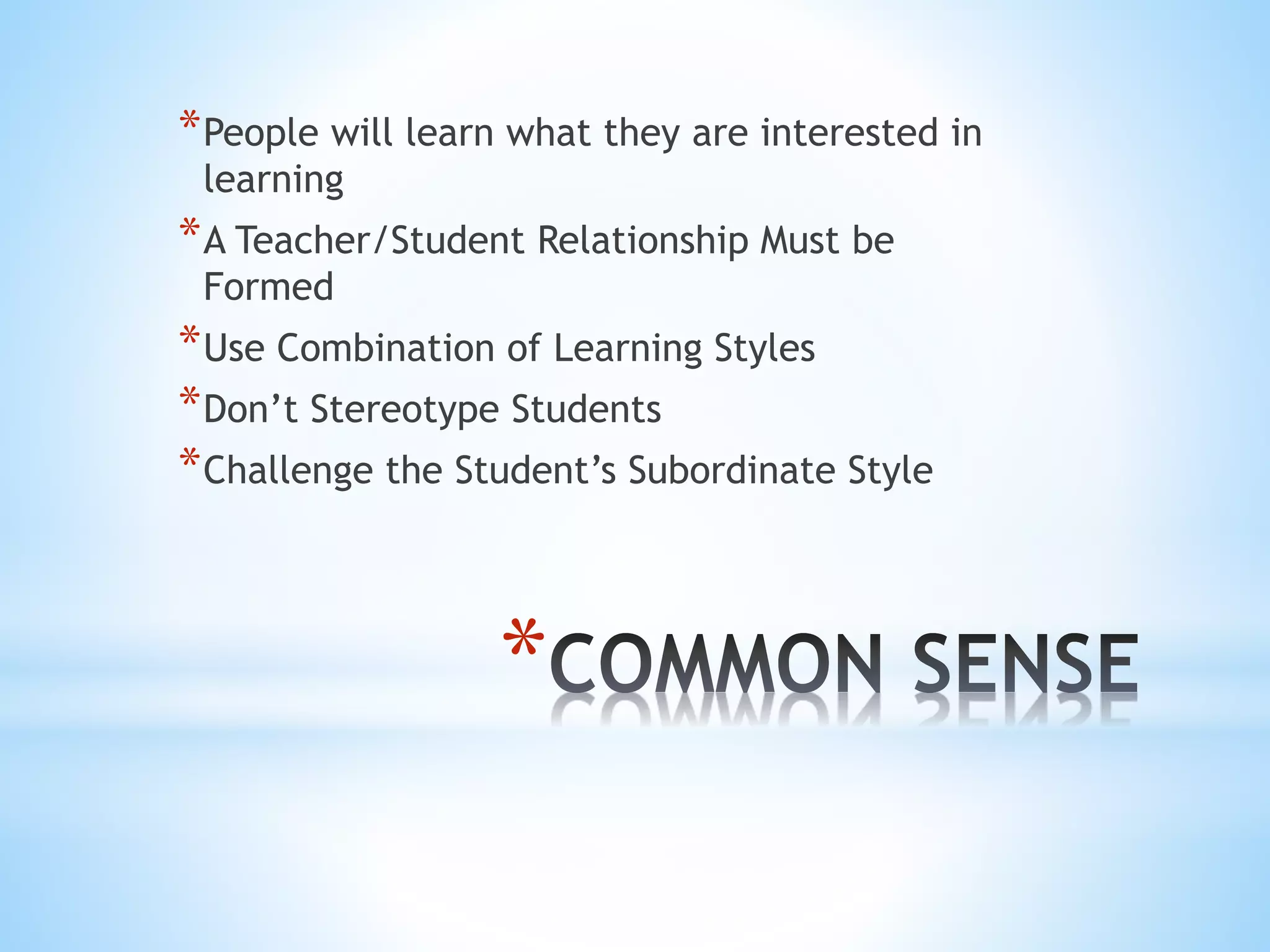 Learning styles | PPT