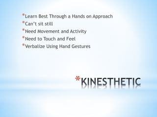 Learning styles | PPT