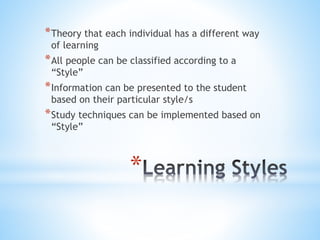 Learning styles | PPT