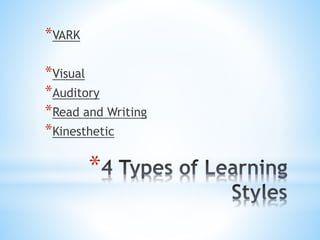 Learning styles | PPT