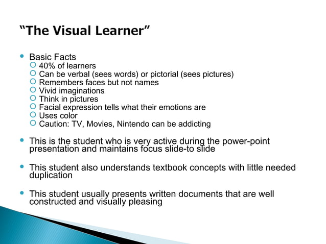 Learning styles | PPT