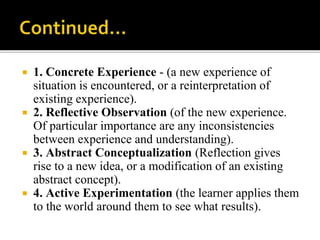Learning styles | PPTX