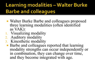 Learning styles | PPTX