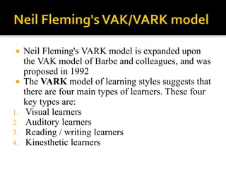 Learning styles | PPTX