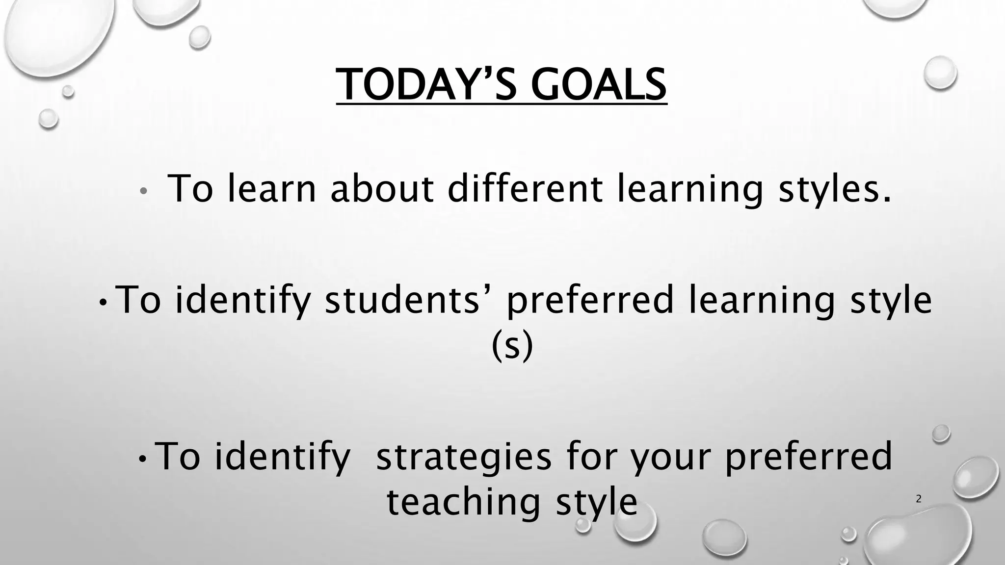 Learning styles | PPT
