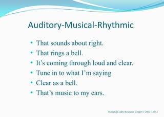 Learning styles - Keys to Learning | PDF