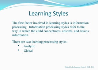 Learning styles - Keys to Learning | PDF