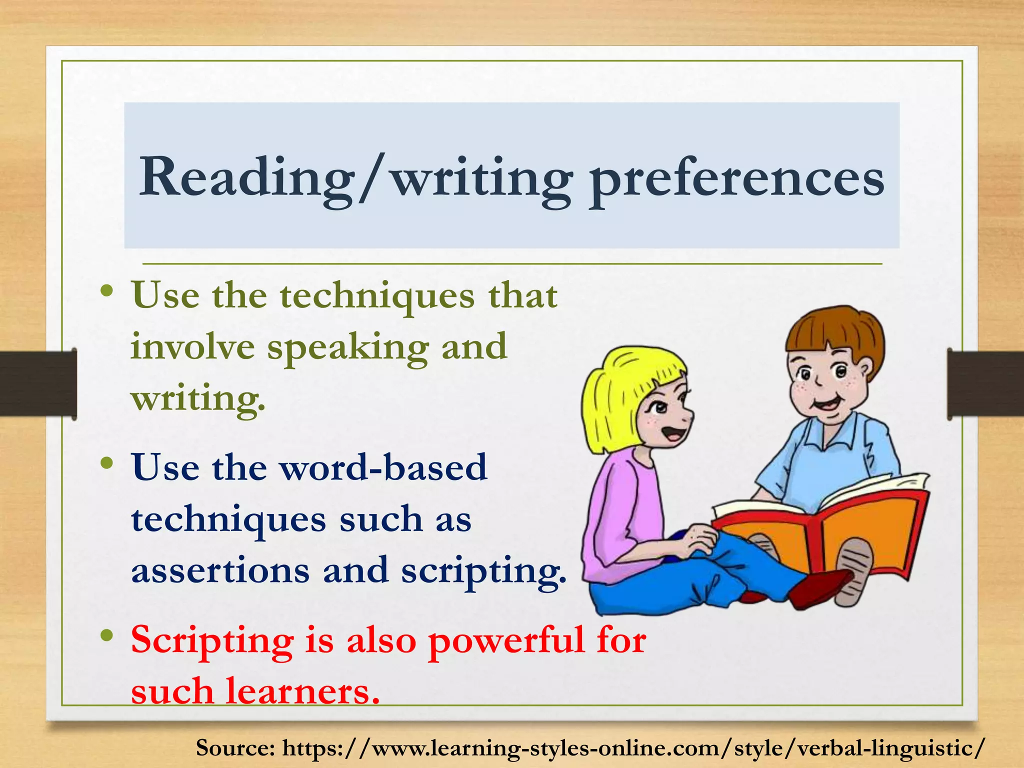 Learning Styles (VARK Model) | PPTX