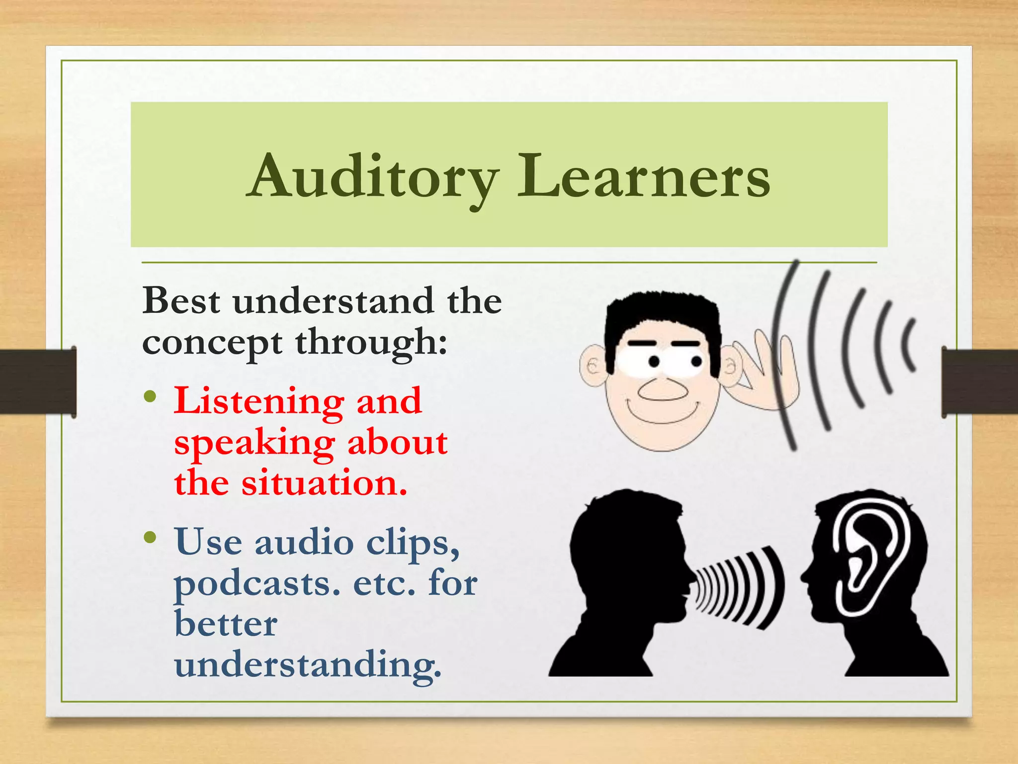 Learning Styles (VARK Model) | PPTX