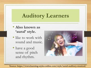 Learning Styles (VARK Model) | PPTX