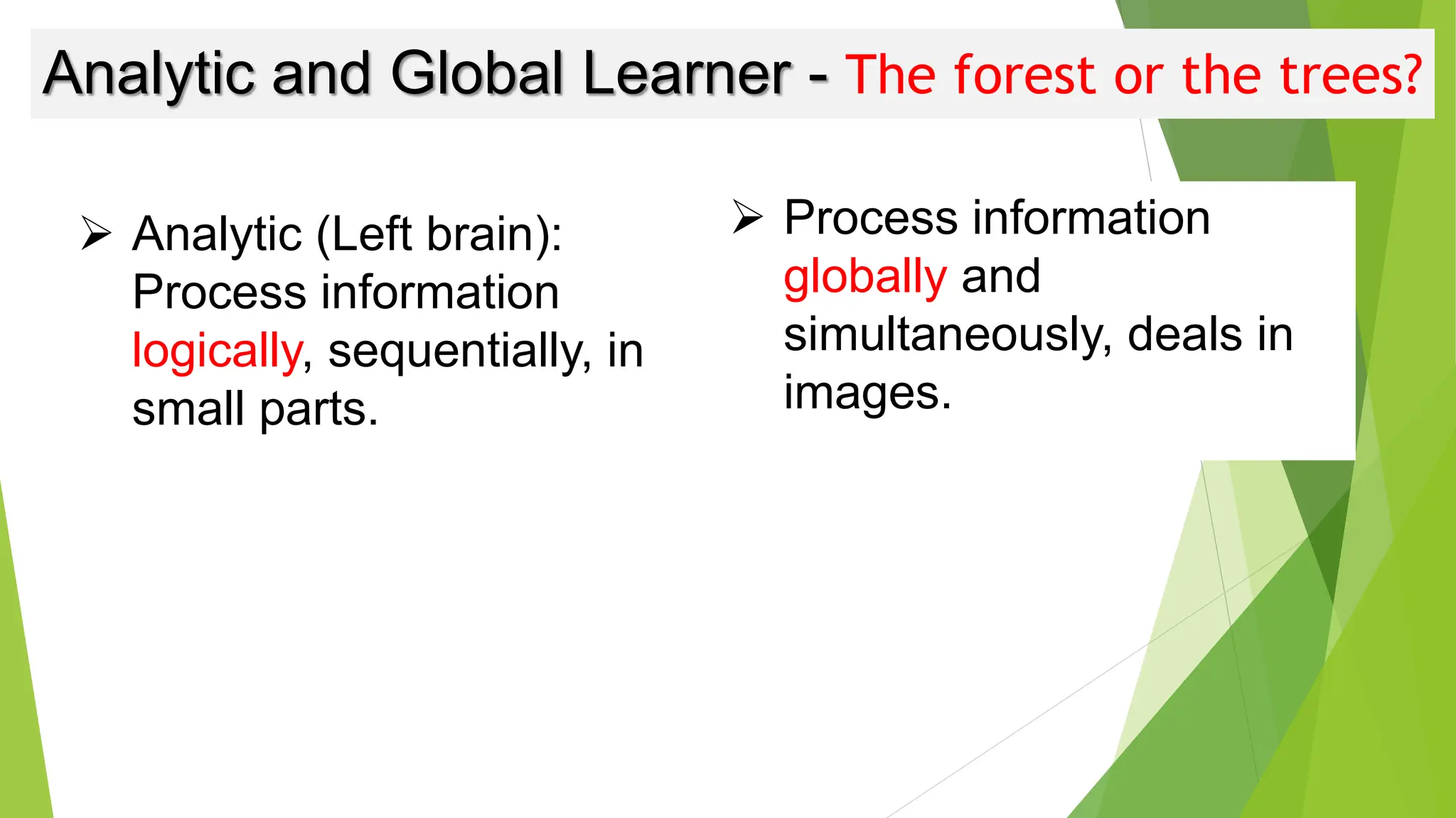 Learning Styles.ppt - Different types of learning styles | PPT