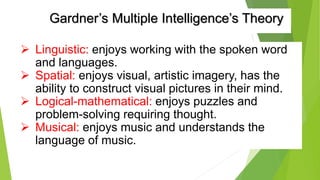 Learning Styles.ppt - Different types of learning styles | PPT