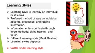 Learning Styles.ppt - Different types of learning styles | PPT
