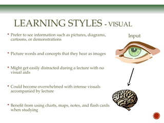 Learning Styles for teachers to know and use | PPT