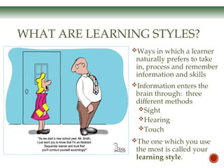 Learning Styles for teachers to know and use | PPT