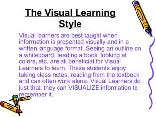 Learning styles -DeMeo | PPT