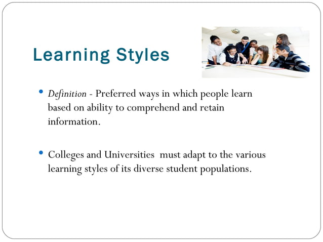 Learning Styles | PPT