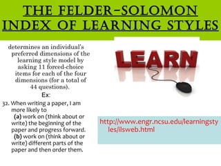 Learning styles (2) | PPT