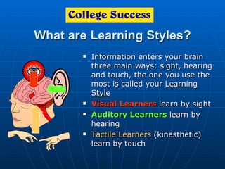 Learning styles | PPT