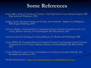 Learning Styles and Modes of Learning | PPT