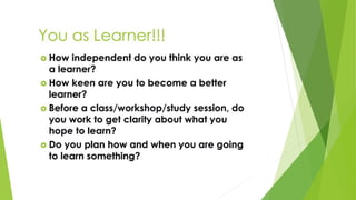 Learning styles and Study Skills (3).pptx