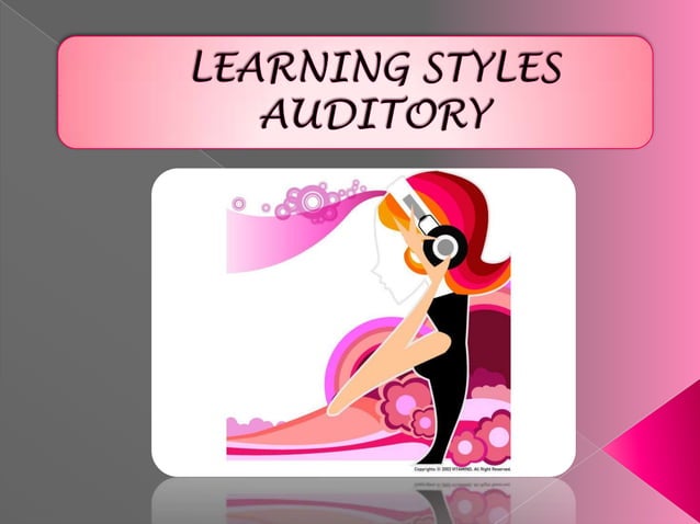 Learning styles auditory | PPT