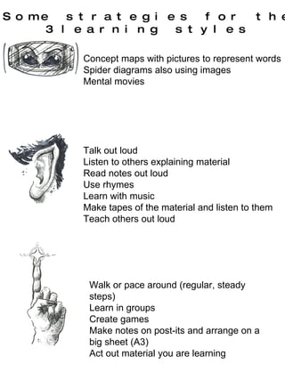 Learning Styles, Autonomy & Memory Booklet For Parents & Pupils | PPT ...