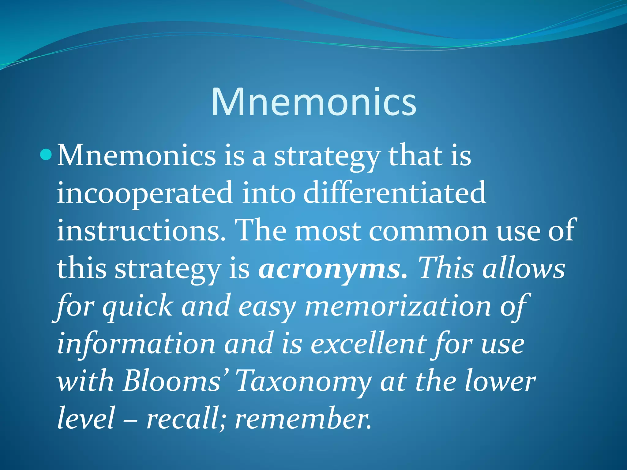 Learning styles & differentiation in instruction | PPTX
