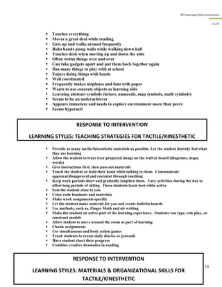 Learning styles inventory revised | PDF