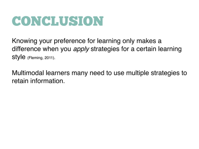 Discover Your Learning Style | PDF