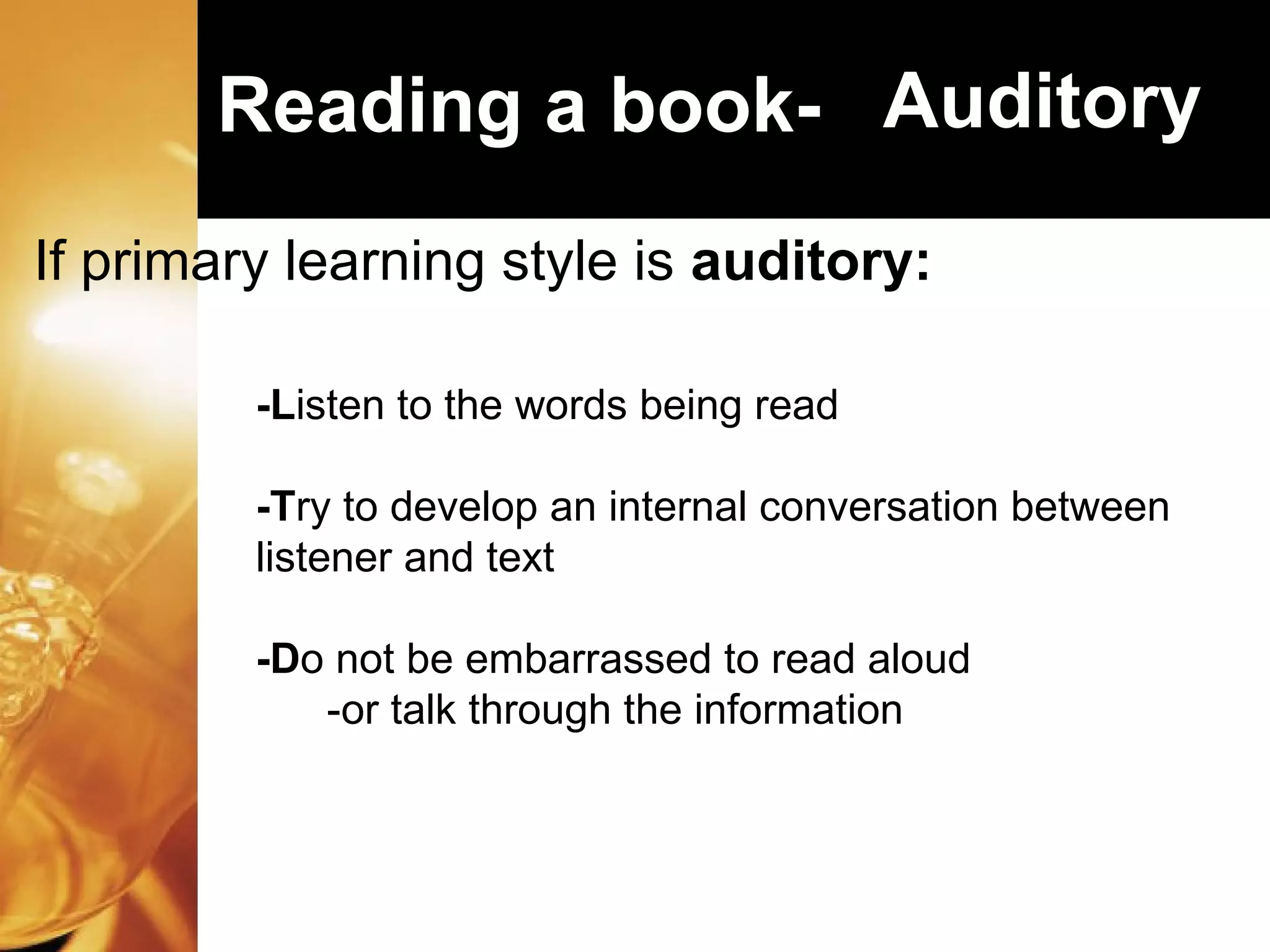 Learning Styles Mmp | PPT