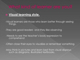 Learning styles new | PPT