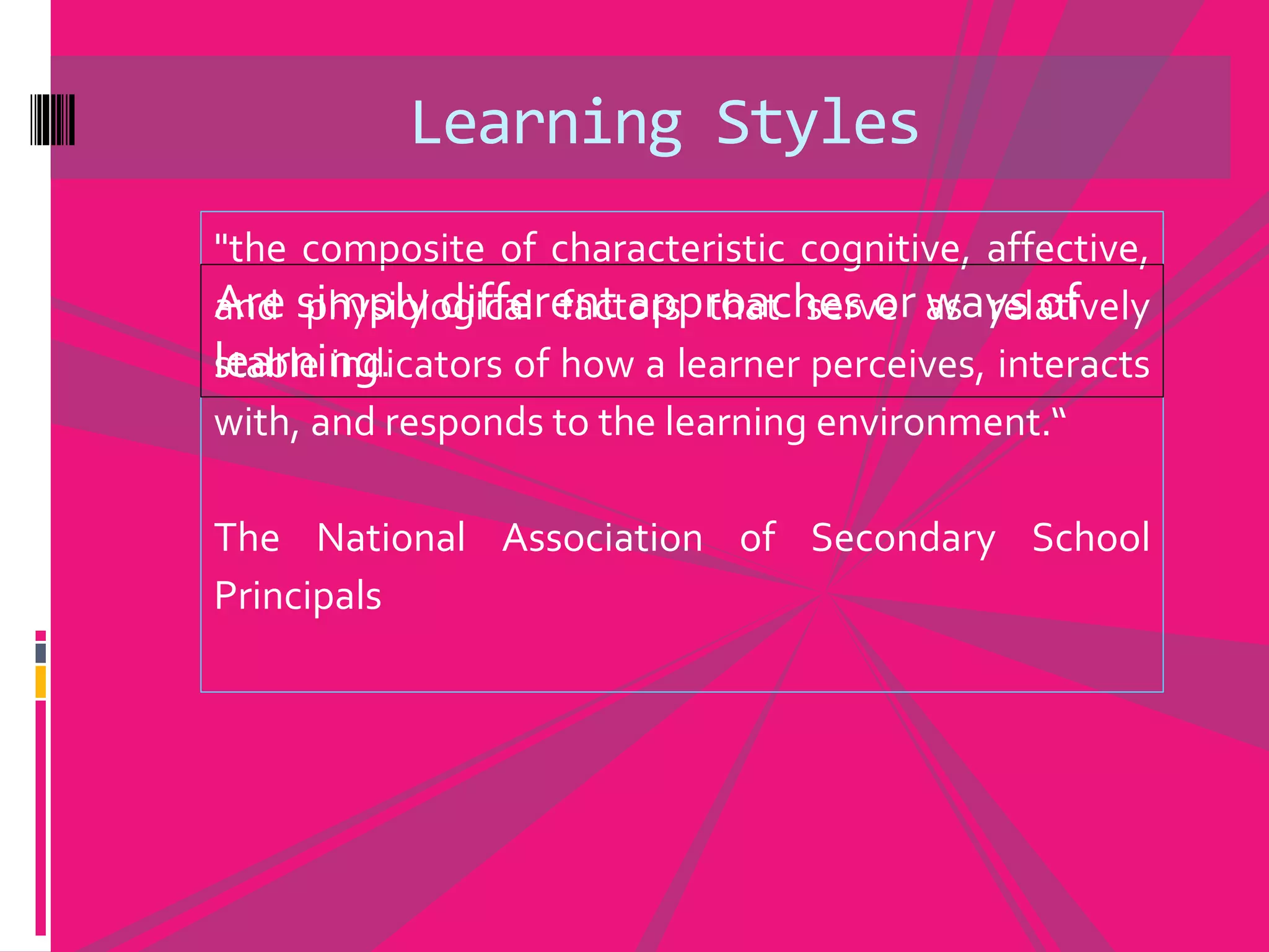 Learning Styles of Multiple Intelligence | PPT