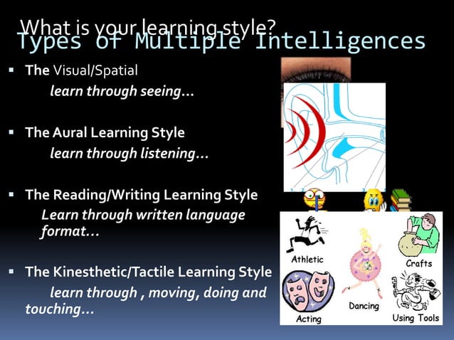 Learning Styles of Multiple Intelligence | PPT