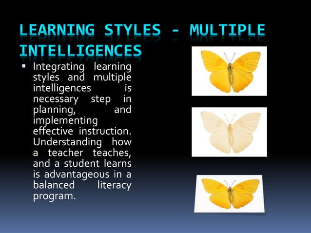 Learning Styles of Multiple Intelligence | PPT