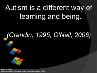 Learning styles of Individuals with Autism - Autism Awareness Month ...