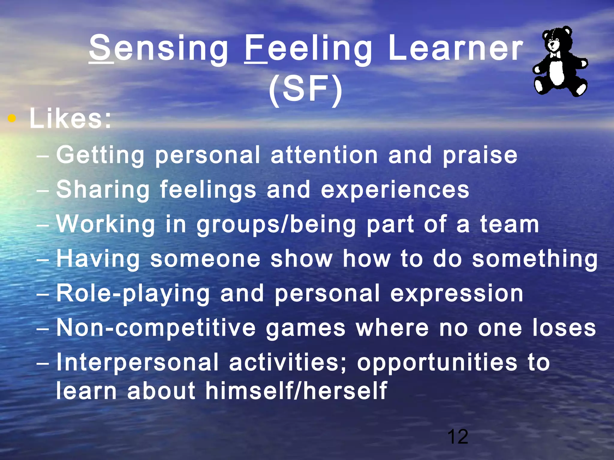 Learning styles personality_types | PPT