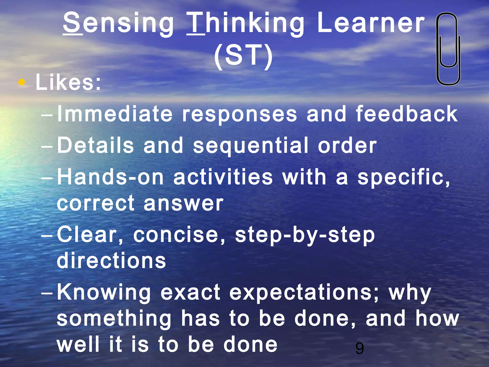 Learning styles personality_types | PPT