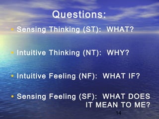 Learning styles personality_types | PPT