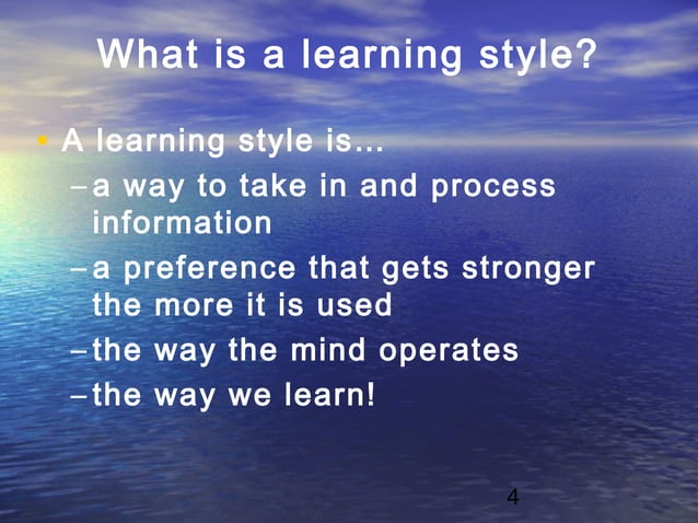 Learning styles personality_types | PPT