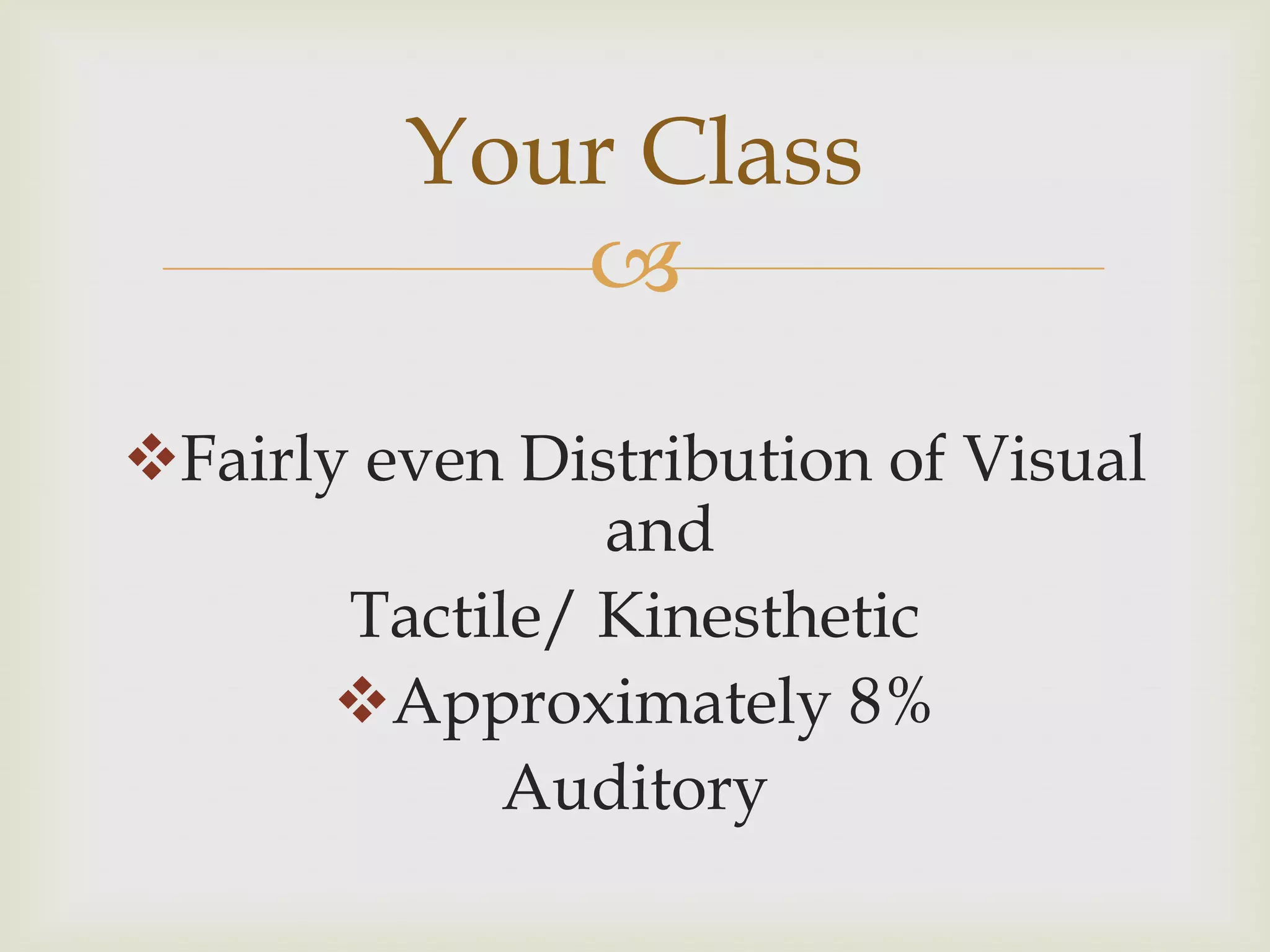 Learning Styles PPT | PPTX