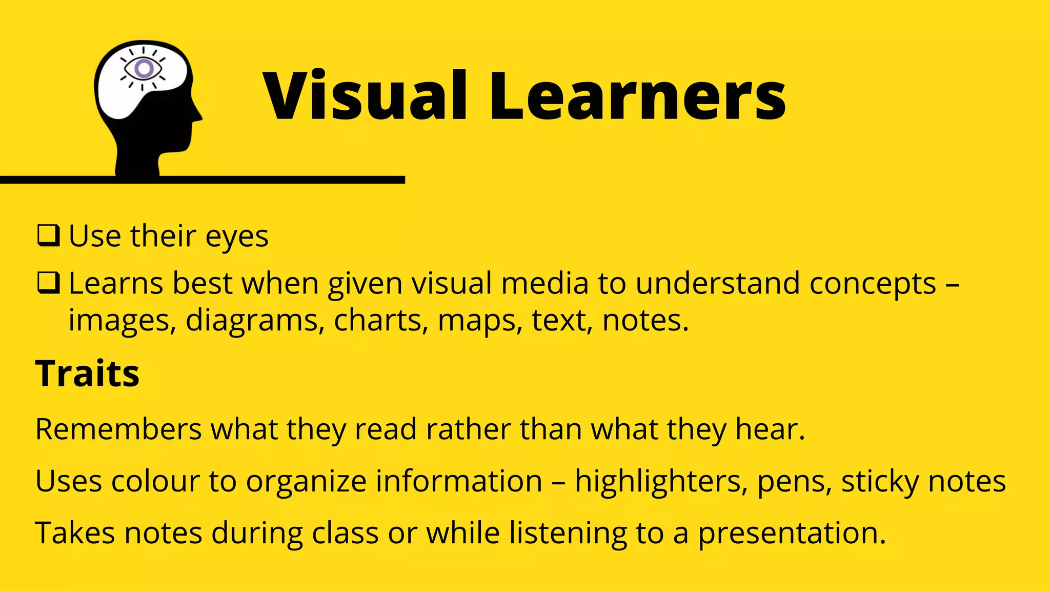 Learning Styles by Tasha-Gaye Davis | PPTX