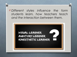 Different Models of Learning Styles | POT