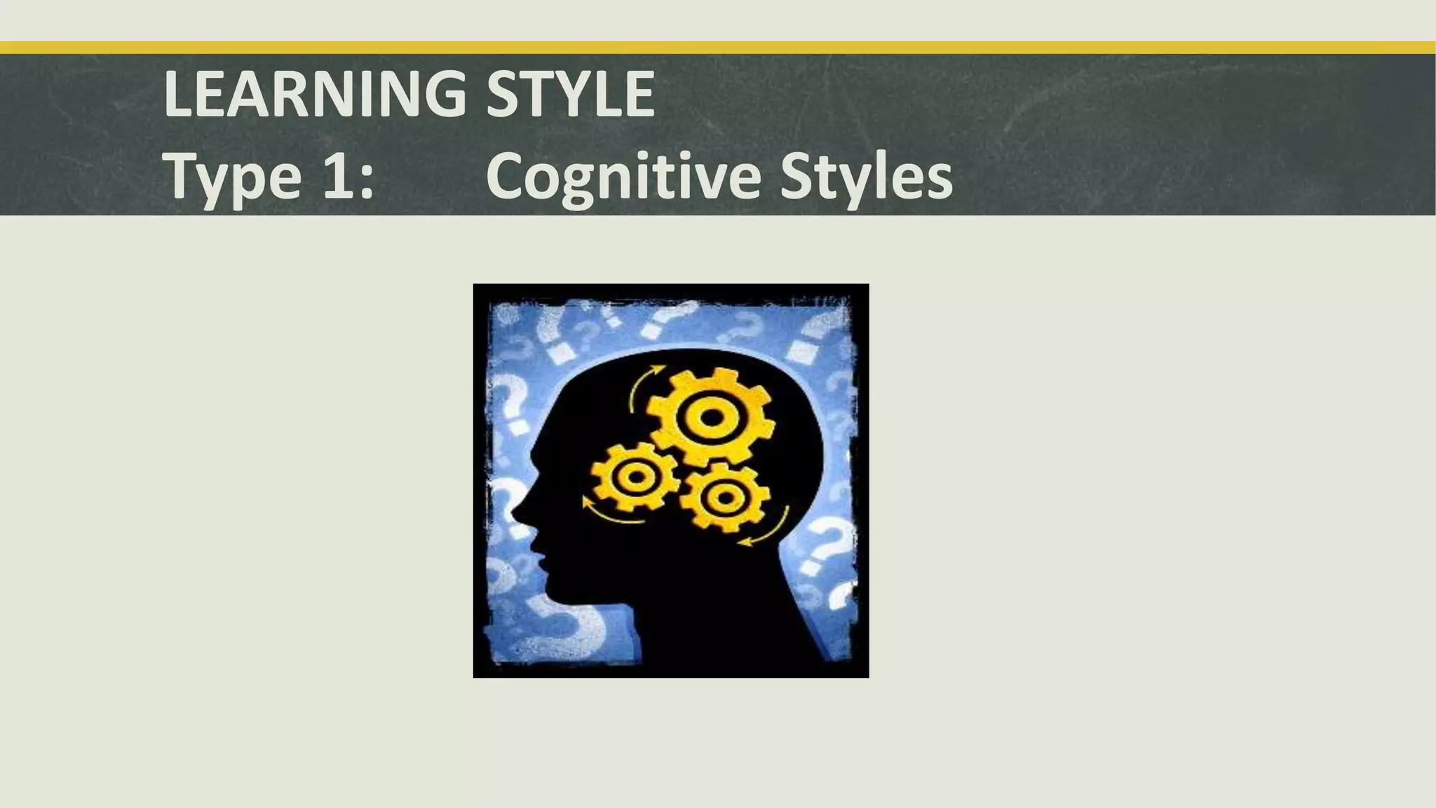 Learning style & strategies | PPTX