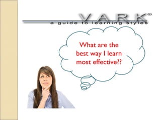 Learning style vark | PPT