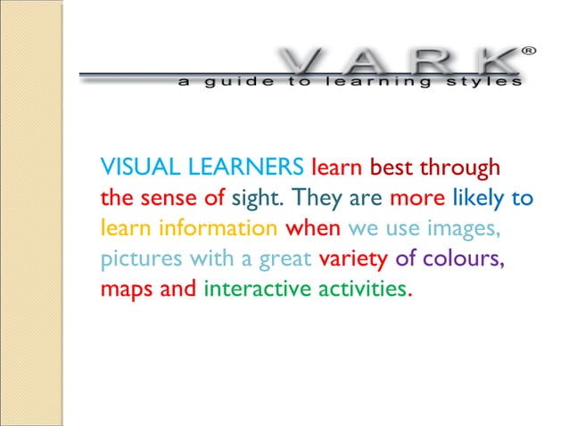 Learning style vark | PPT
