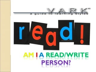 Learning style vark | PPT