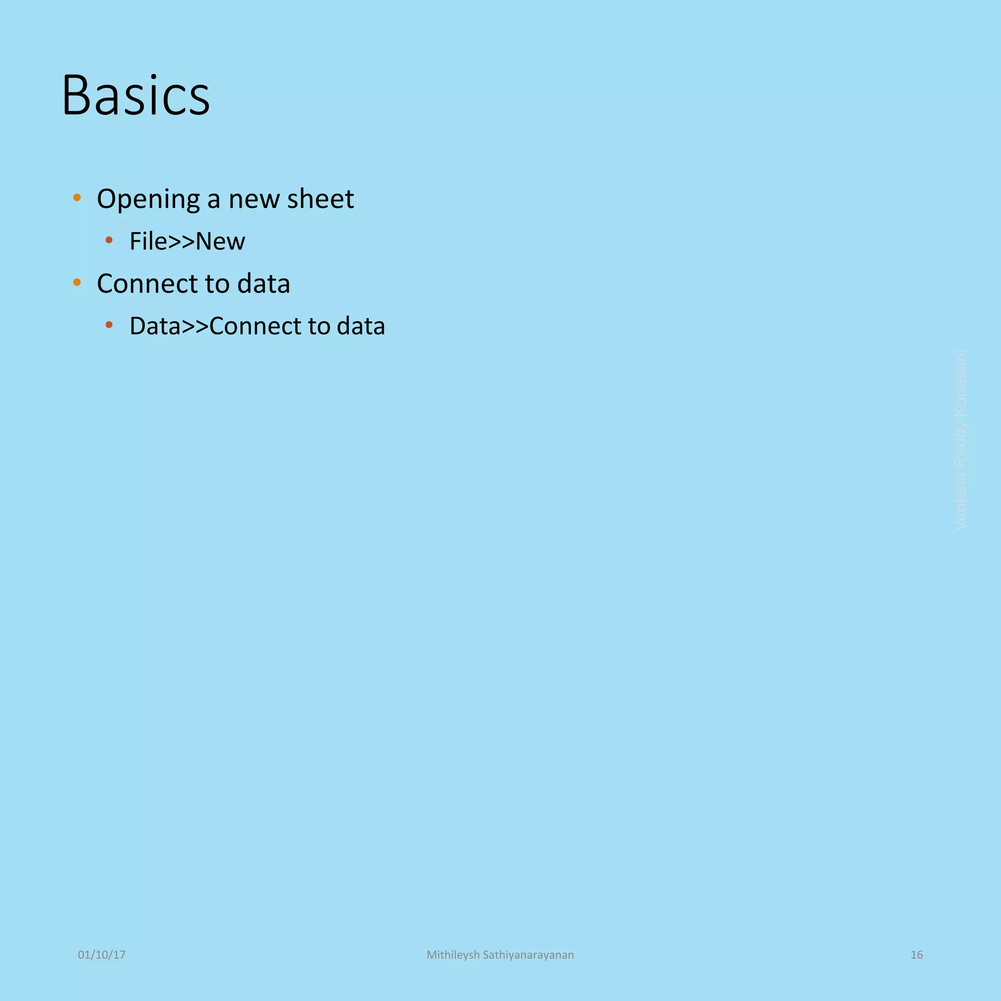 Introduction to Tableau | PPTX | Databases | Computer Software and Applications