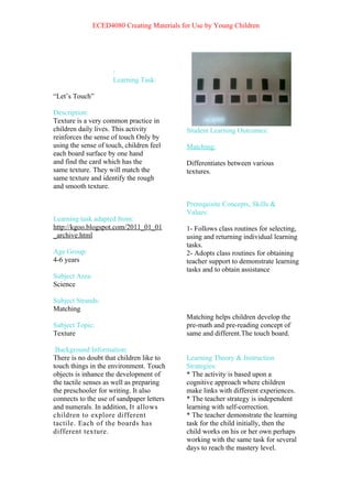 Learning task111 | DOC