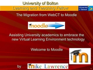 Learning&Teaching Fellow Presentation | PPT